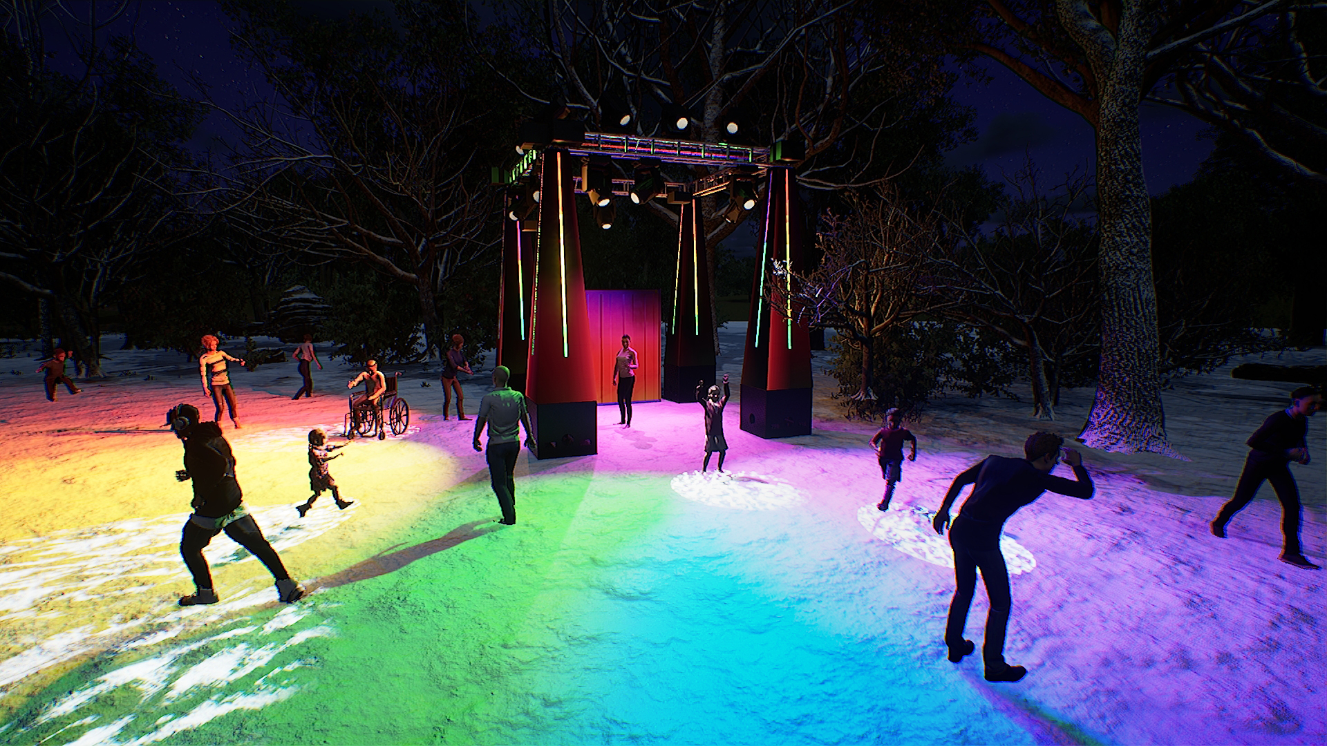 Luminous Terrain™ – An outdoor interactive lighting experience.
